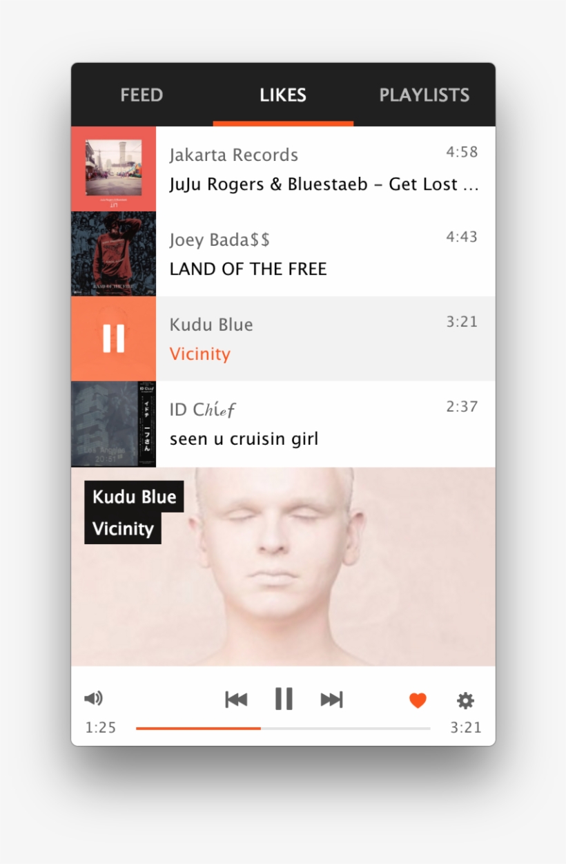 Cumulus - Soundcloud Mac Player - 864x1254 PNG Download - PNGkit