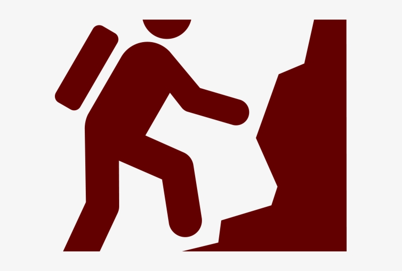 Climbing-595x473 - Mountain Climber Icon - 595x473 PNG Download - PNGkit