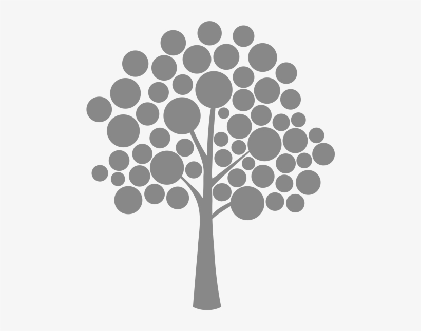 Environment - Growing Tree Grey Png - 689x592 PNG Download - PNGkit
