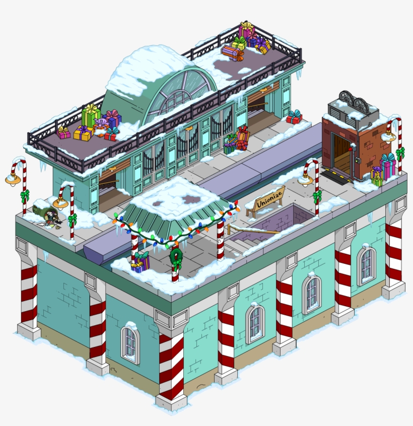 North Pole Station Snow Menu - Simpsons Tapped Out Stations - 1283x1262 ...