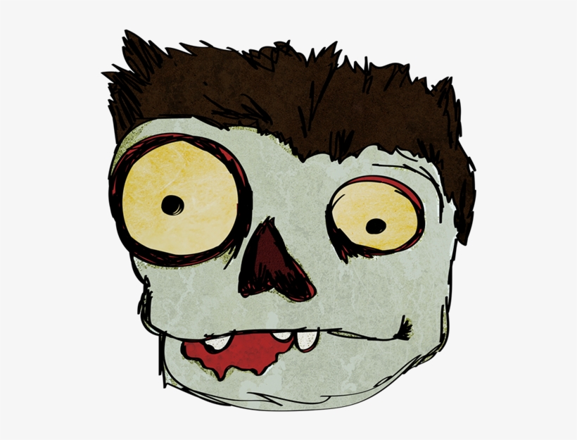 Funny - Cartoon Zombie Face Png - 600x638 PNG Download - PNGkit