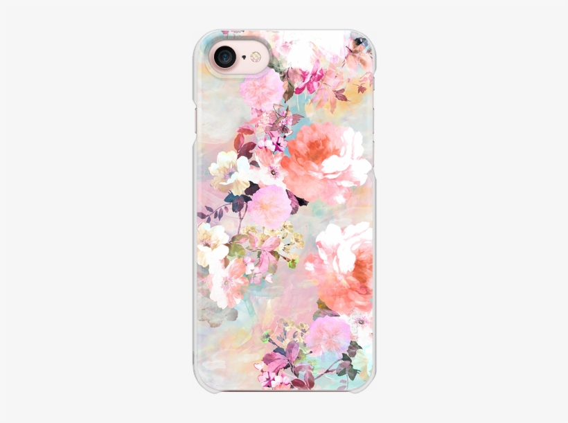 Casetify Iphone 7 Snap Case - Background Flower Vintage Watercolor ...