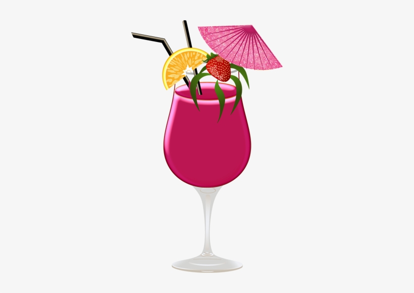Pink Cocktails Clipart