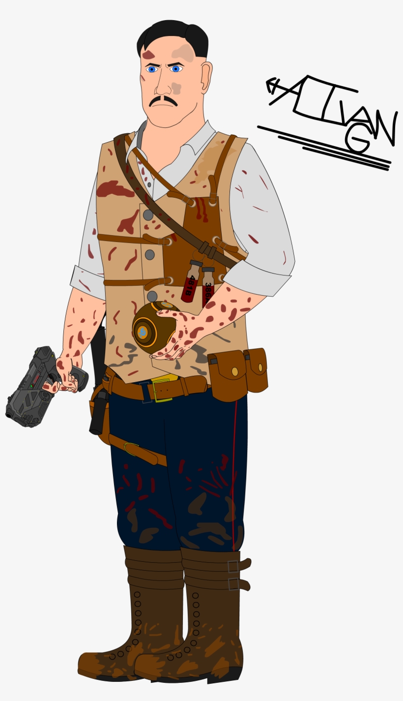 Download Transparent Call Of Duty Black Ops 3 Zombies Richtofen Costume ...
