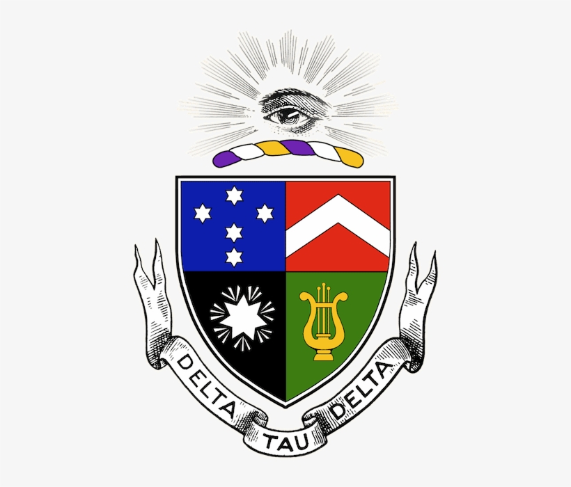 Download Transparent Delt Crest - Delta Tau Delta Crest - PNGkit