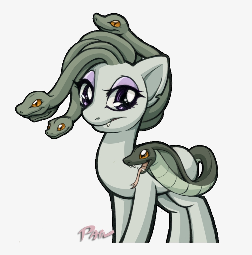 Medusa Pony Colored - 767x769 PNG Download - PNGkit