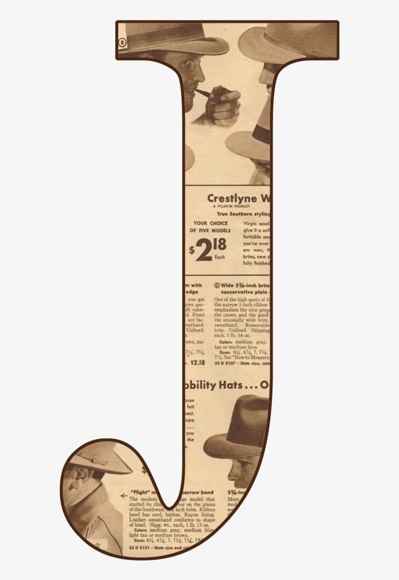 Download Transparent B * * En Periodico Antiguo - Abecedario Y Letras ...