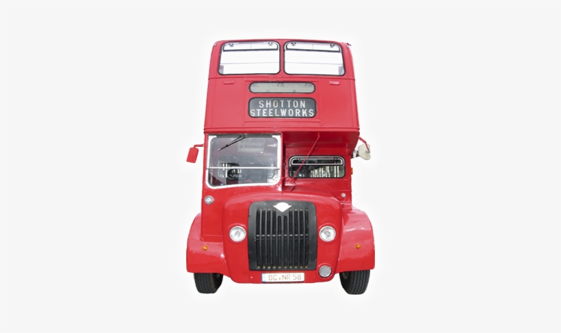 Download Transparent Bus Front Png For Kids - Double-decker Bus - PNGkit
