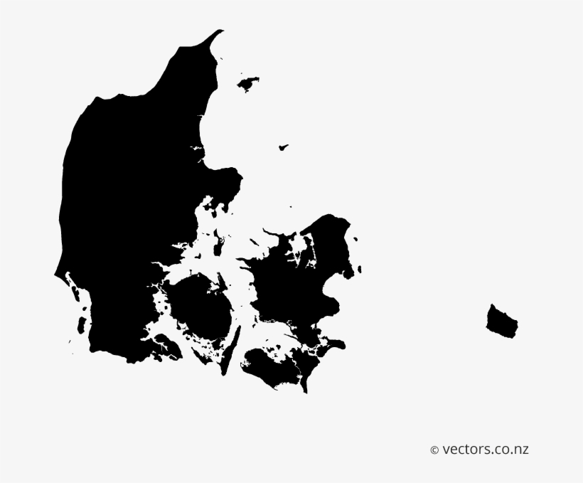 Download Transparent Blank Vector Map Of Denmark - Free Denmark Vector ...