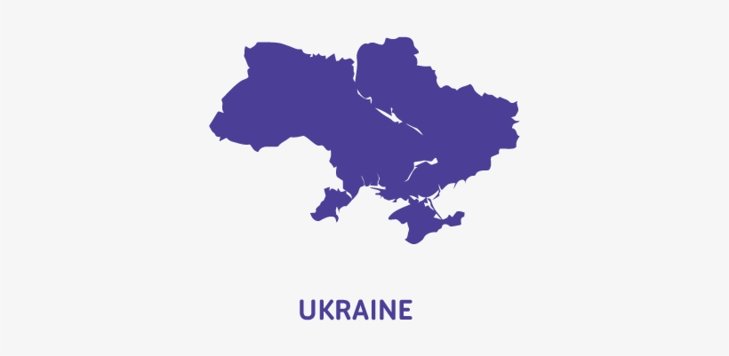 Download Transparent Ukraine Map Vector - Ukraine A Developing Country ...