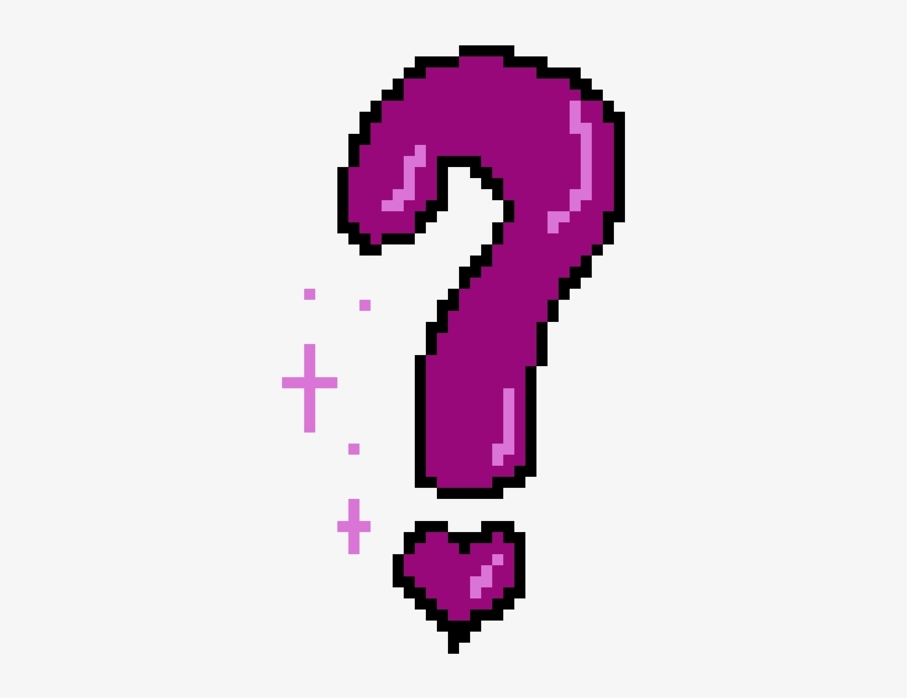 Question Mark - Pixel Art - 780x710 PNG Download - PNGkit