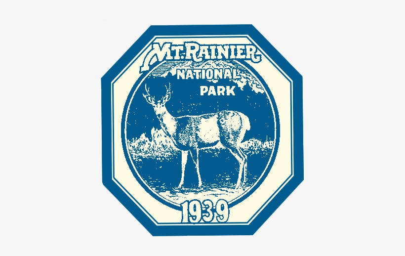 Download - Mt Rainier National Park Logo - 411x438 PNG Download - PNGkit