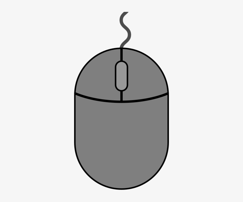 Mouse Icon2 Gray - Vector Graphics - 320x600 PNG Download - PNGkit