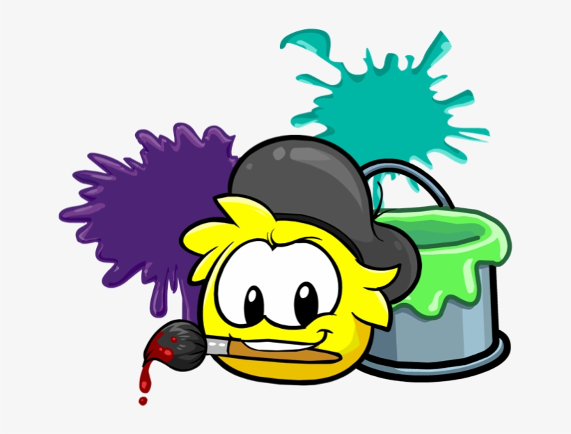 Color Party - Club Penguin Cutouts Puffles - 669x543 PNG Download - PNGkit