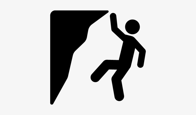 Climbing Vector - Man Icon Climbing Png - 400x400 PNG Download - PNGkit