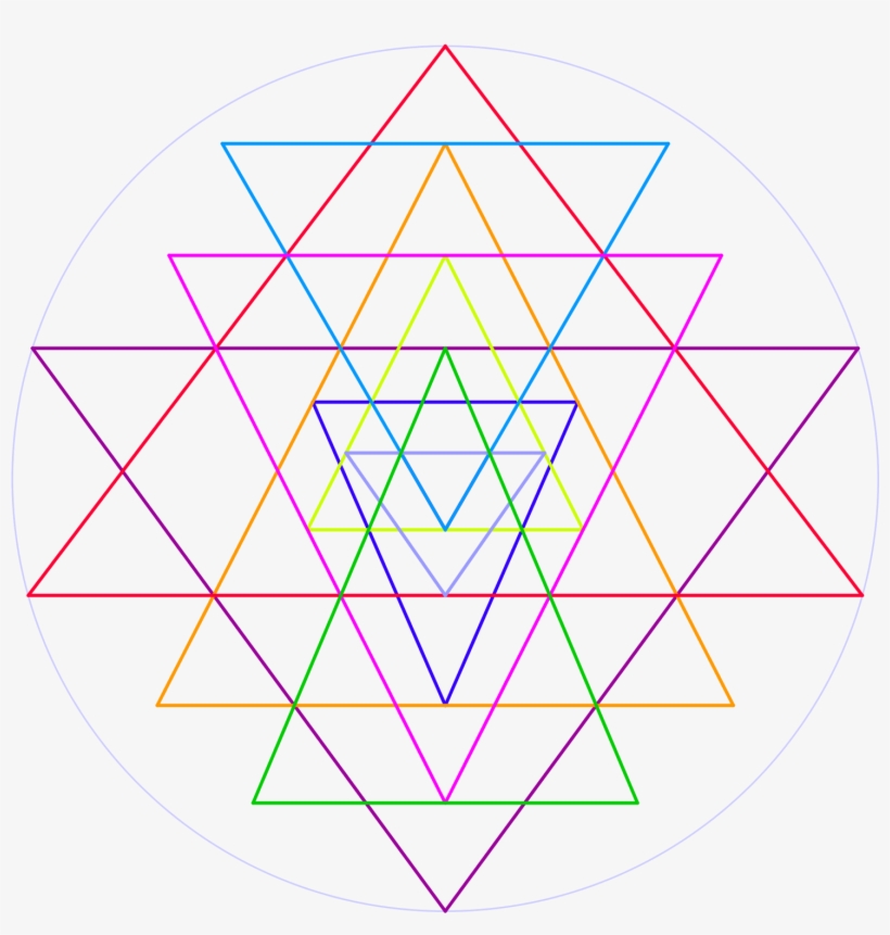 Śrī Yantra ♥ - Third Eye Sacred Geometry - 1734x1624 PNG Download - PNGkit
