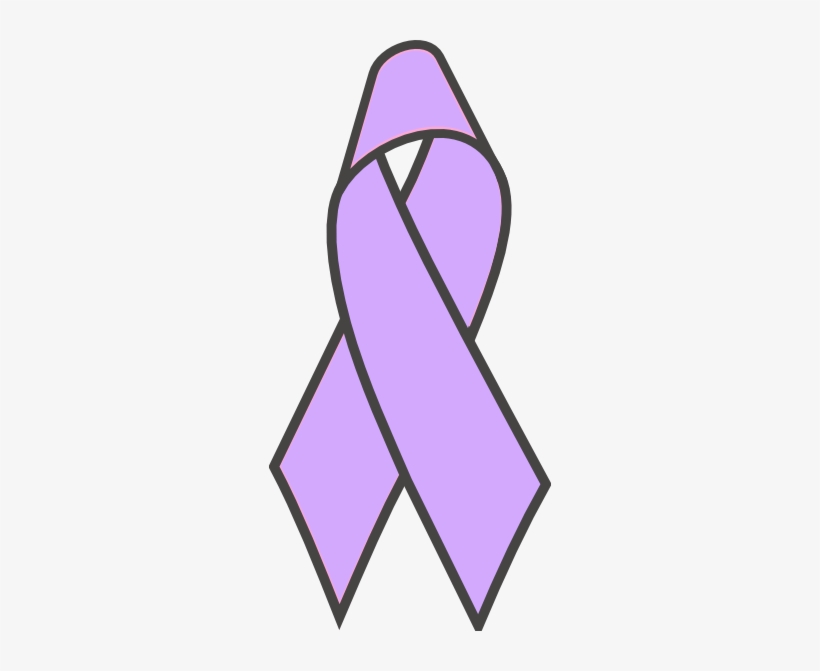 Lavender Cancer Ribbon Clipart 5 By David - Lavender Cancer Ribbon ...