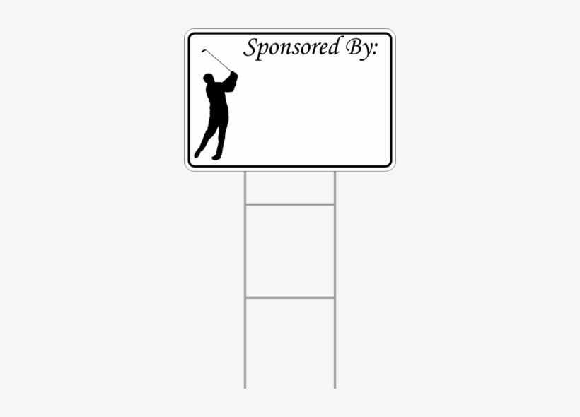 Download Transparent Golf Ball Tee Sponsor Yard Sign Blank Starting At ...