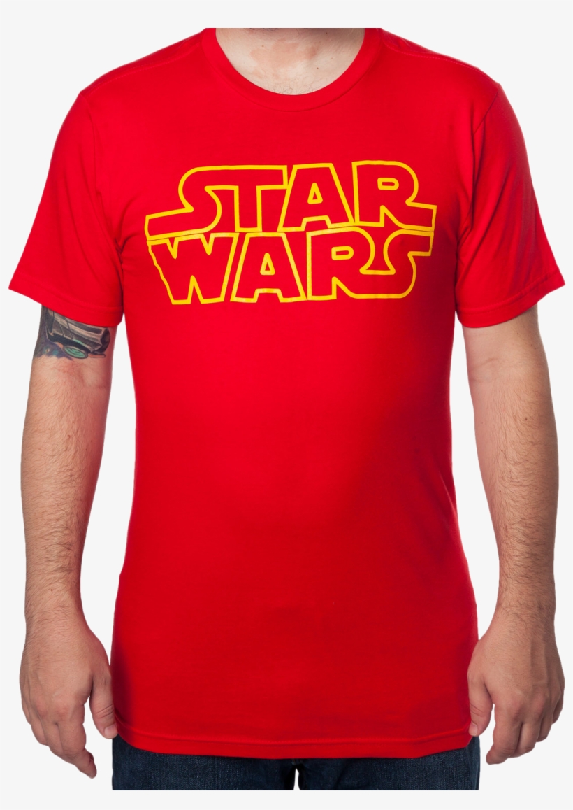 Red Star Wars Logo T-shirt - Star Wars - 1100x1500 PNG Download - PNGkit