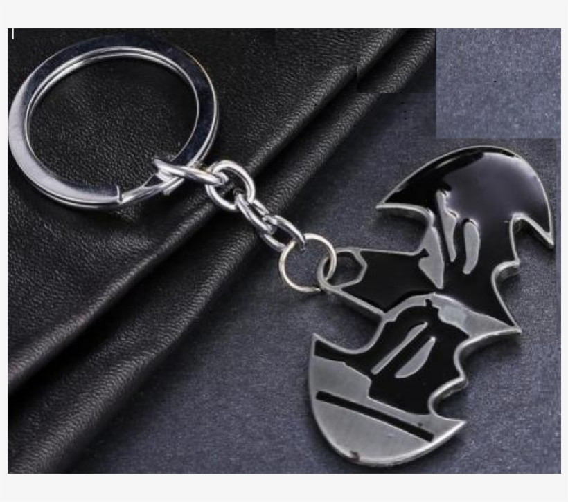 Batman Logo Grey Metal Keychain Keyring Color Grey - Keychain Metal ...
