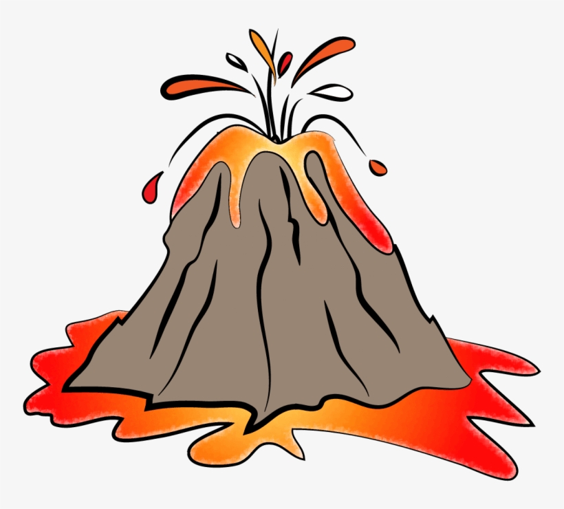 Volcano - 850x708 PNG Download - PNGkit