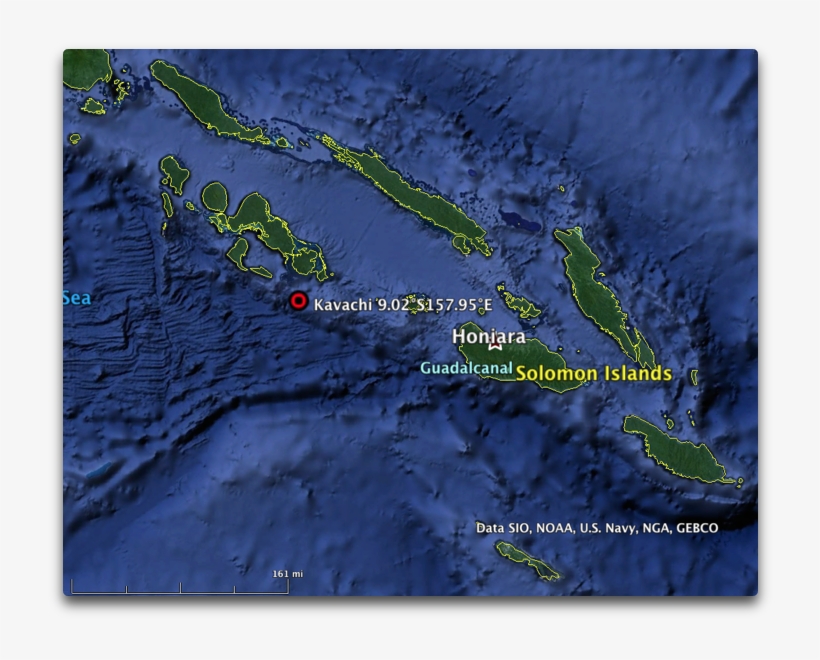 Google Earth Kavachi Volcano - Kavachi - 753x619 PNG Download - PNGkit