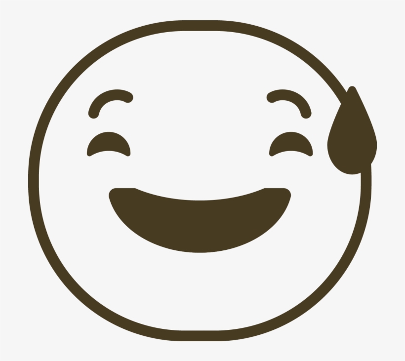 Emoji - Laugh Awkward Yellow Cute Lovely Online Chat Emoji - 866x650 ...