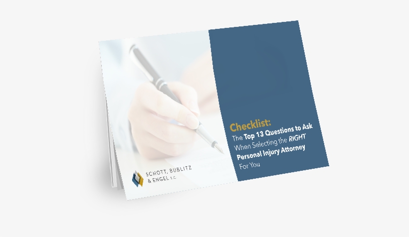 Checklist Personal Injury Book Cta - Book - 500x416 PNG Download - PNGkit