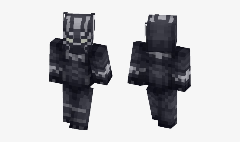 Black Panther - Ink Bendy Minecraft Skin - 584x497 PNG Download - PNGkit