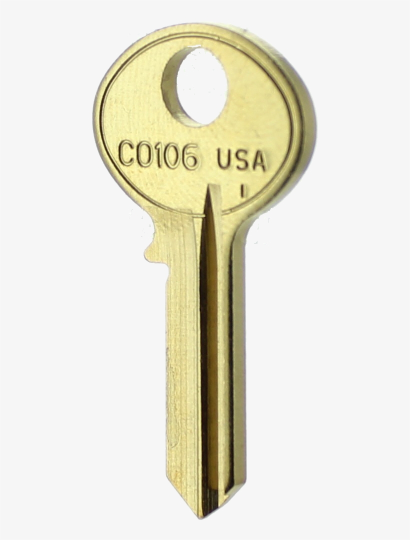 Co106 Brass Ilco Brand - Mailbox Key Png - 487x1051 PNG Download - PNGkit