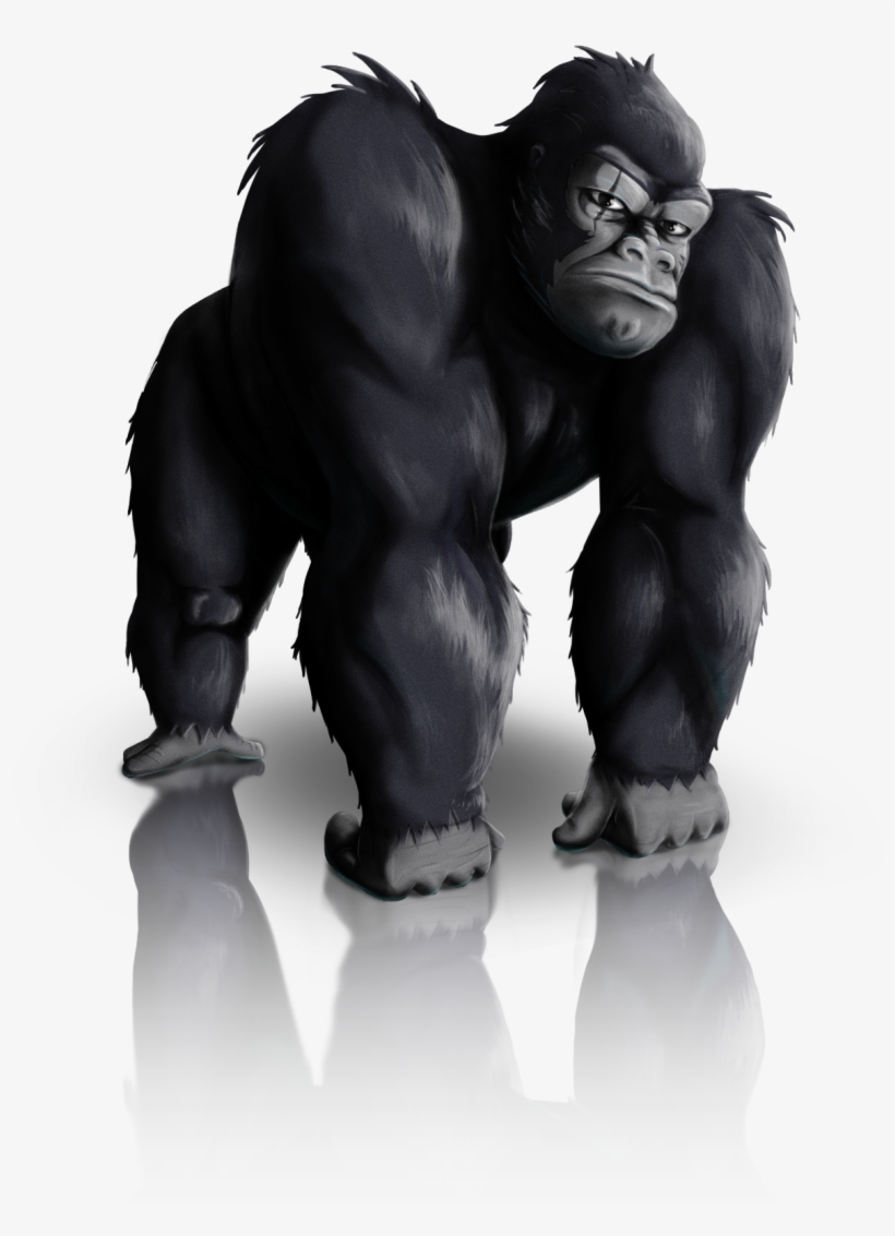 Gorilla Characters - 1551x1641 PNG Download - PNGkit