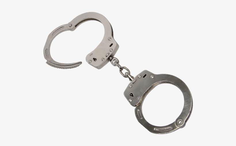 Download Transparent Nickel-plated Steel Handcuffs - Chain - PNGkit
