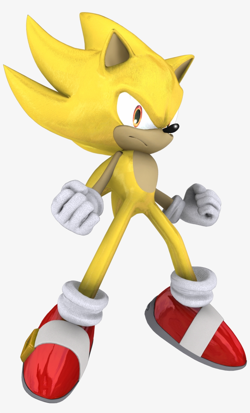 Sonic The Hedgehog Golden - 1546x2483 PNG Download - PNGkit