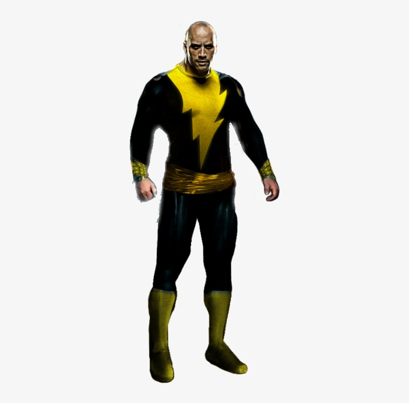 Black The Rock Render - Dwayne Johnson Black Adam Png - 389x771 PNG ...