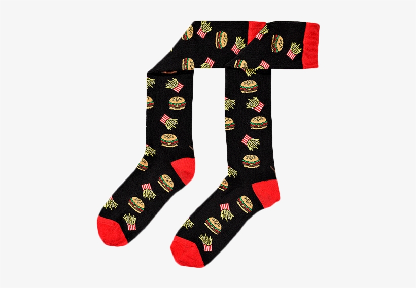 Burger And Fries Socks - Iconic Socks French Fries - 500x550 PNG ...