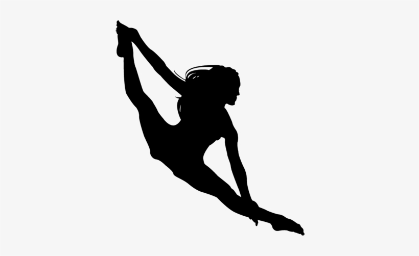 Dance Leap Silhouette Beach