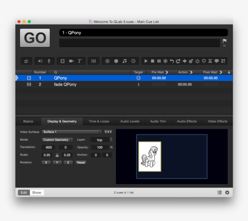 Qlab Basics - 960x809 PNG Download - PNGkit
