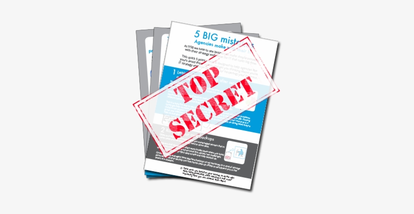 Itsb Top Secret 5 Big Mistakes - Top Secret - 400x400 PNG Download - PNGkit