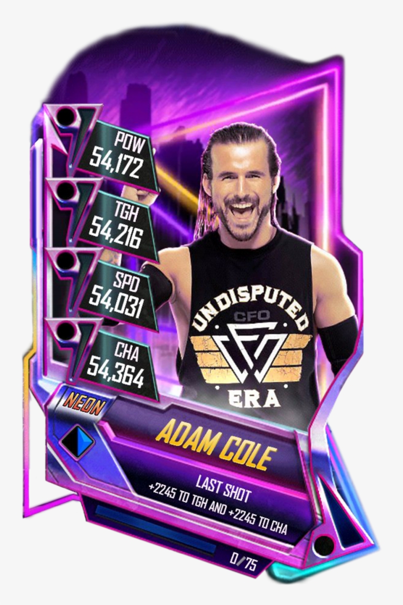 Adamcole S5 23 Neon - Wwe Nxt Cfo The Undisputed Era Adam Cole Shock ...