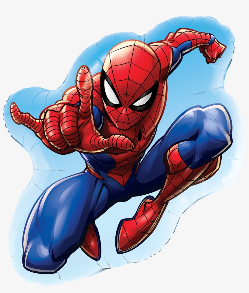Universal 35" Spider-man Shape Foil Balloon - Livro Médio Ler E Colorir ...