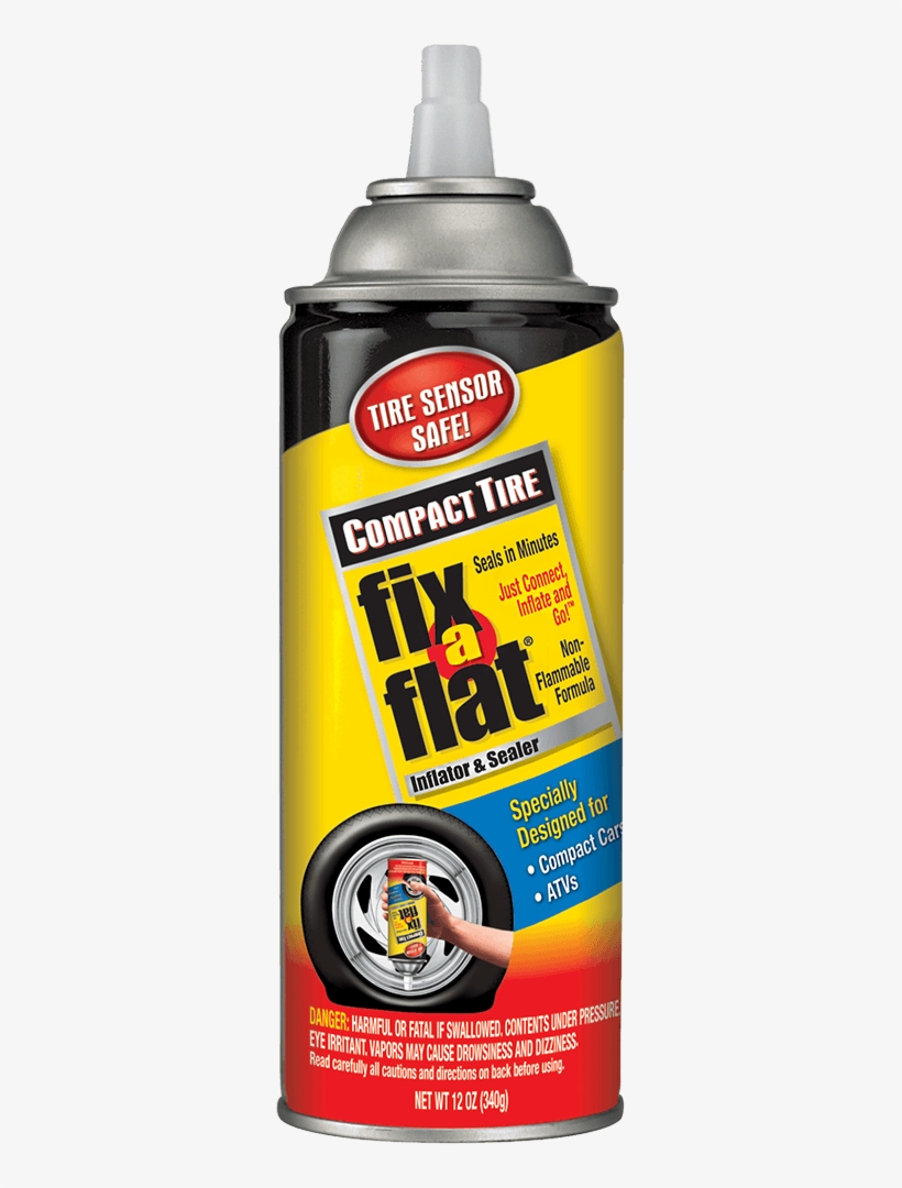 12oz For Compact Tires - Fix-a-flat S420-6-6pk Aerosol Tire Inflator ...