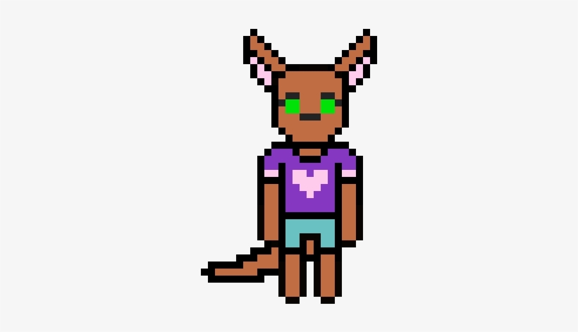 Female Furry - Pixel Art - 500x470 PNG Download - PNGkit