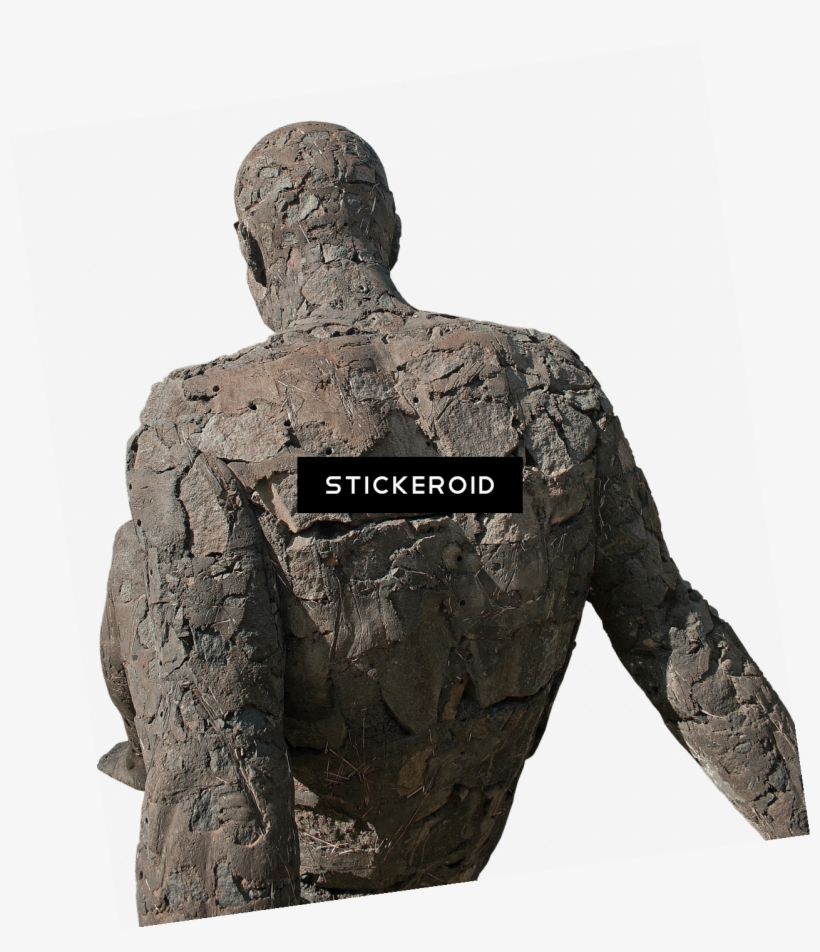 Modern Statue Of A Man Sitting Back - 1278x1422 PNG Download - PNGkit