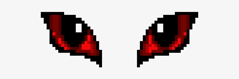 Evil Eyes - Evil Eyes Pixel Art - 590x230 PNG Download - PNGkit