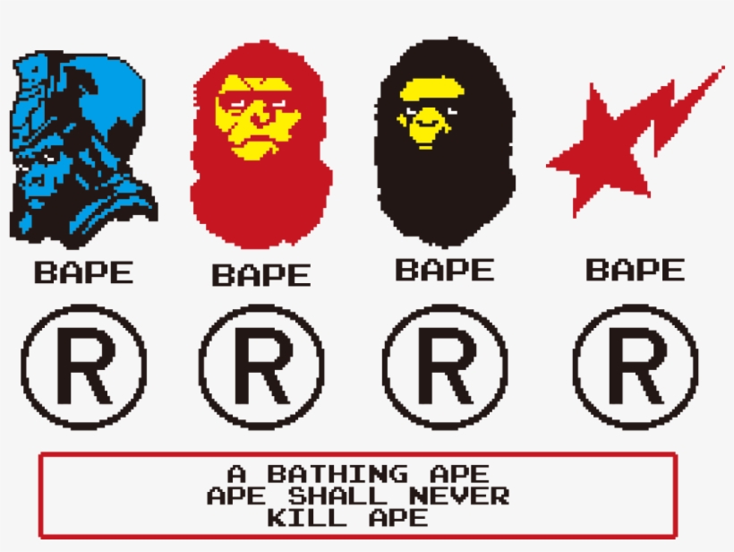 This Graphics Is Based On Classic Nintendo 8bit Like - Bathing Ape ...