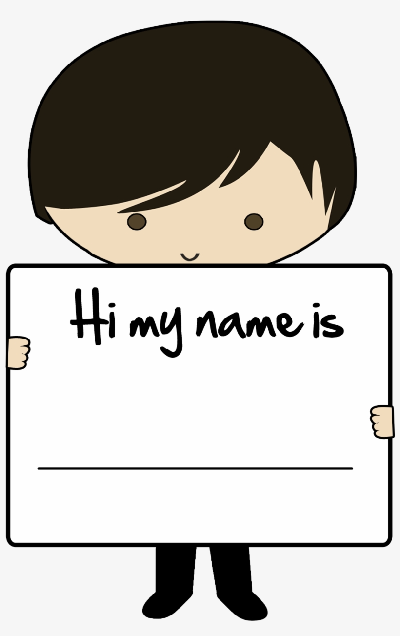 Download Transparent Hello My Name Is Sticker Png Hi My Name Is S - My ...