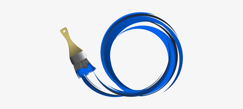 Paintbrush Creating Swirl - Paint Brush Swirl Png - 450x329 PNG ...
