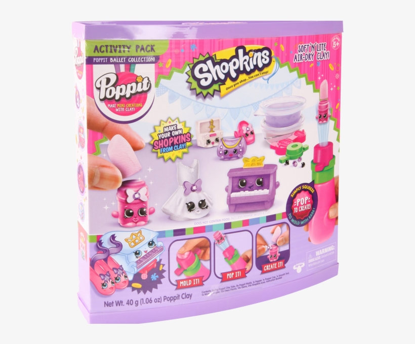 Poppit S1 Shopkins Ballet Collection - 600x600 PNG Download - PNGkit