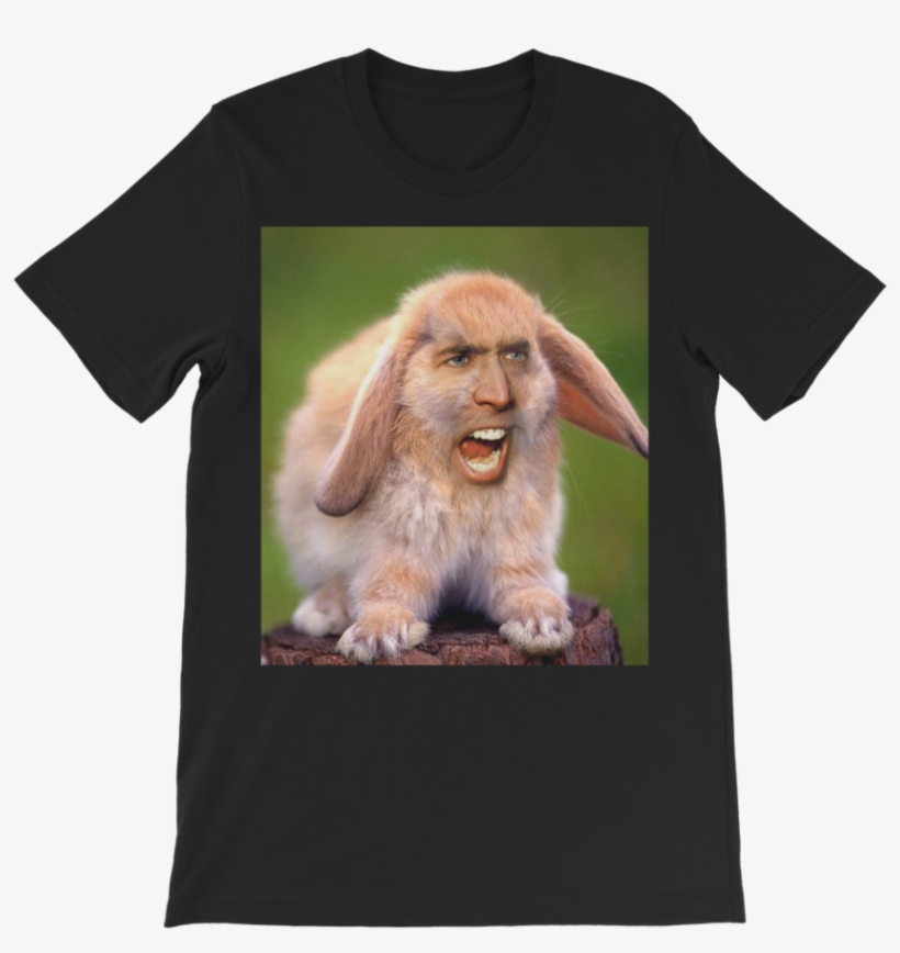Nicolas Cage's Face On A Rabbit ﻿classic Kids T-shirt - Animals With ...