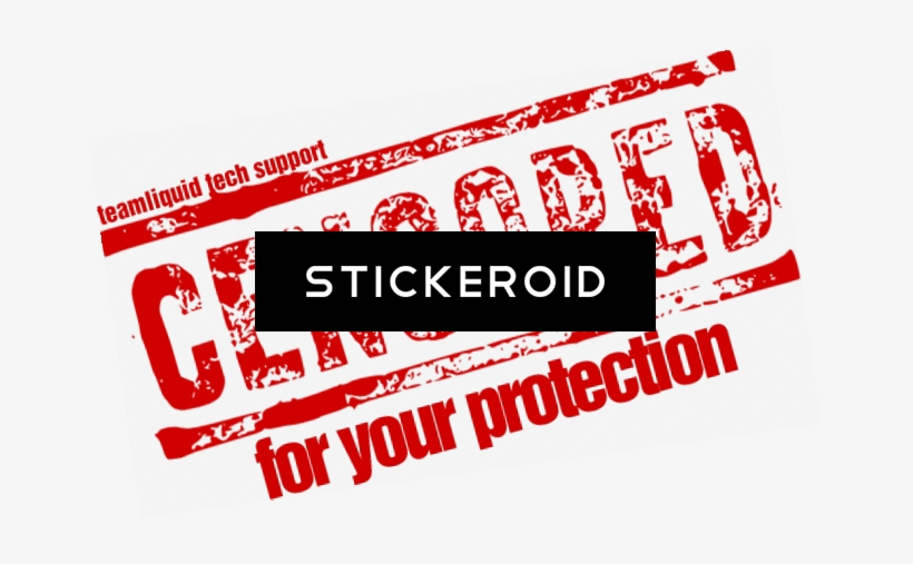 Censored Stamp - Censored Stamp Tile Coaster - 659x427 PNG Download ...